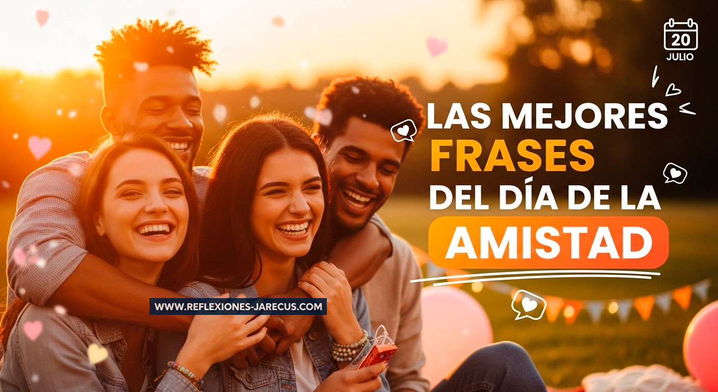 Frases Emotivas Día del Amigo 2025 - Mensajes Únicos